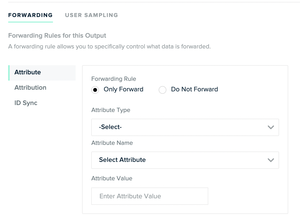 Outbound (User and Event forwarding) – Partner Integrations