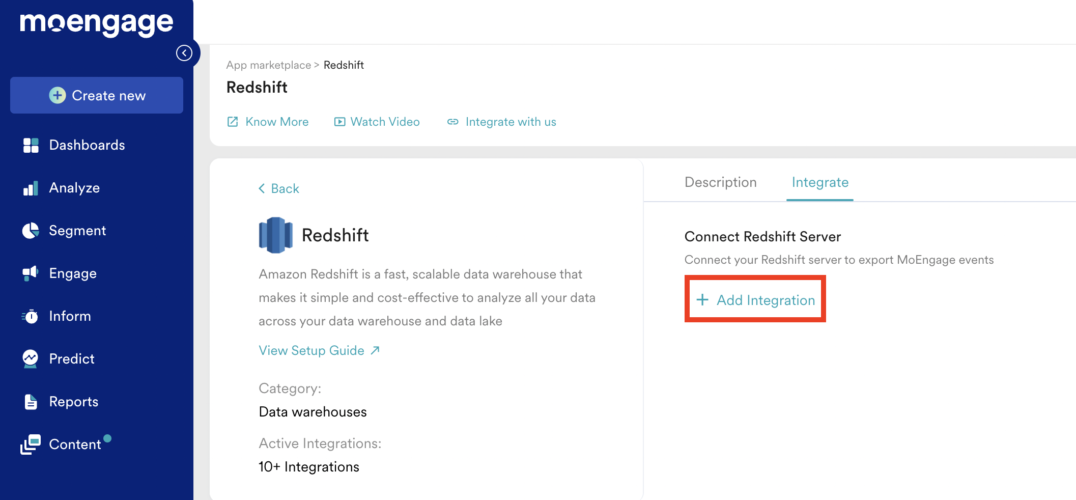 Amazon Redshift – Partner Integrations