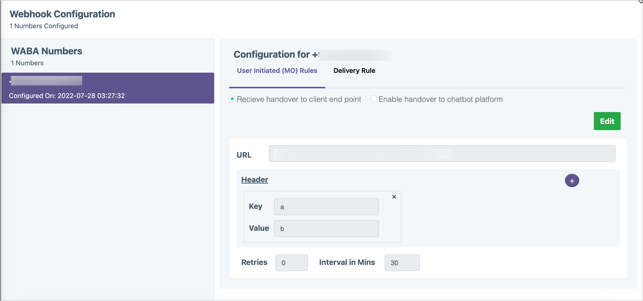 Configure Karix – Partner Integrations