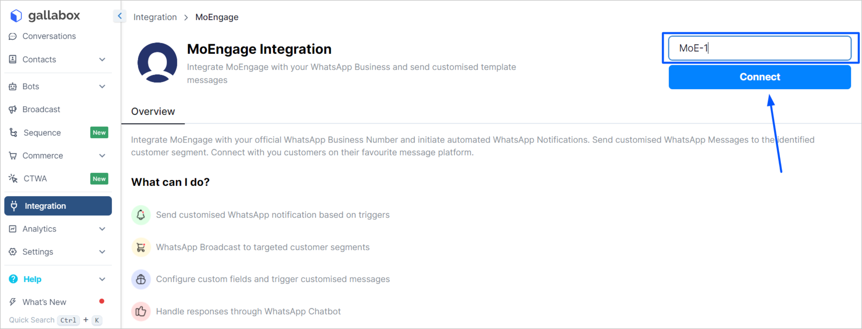 Configure Gallabox – Partner Integrations