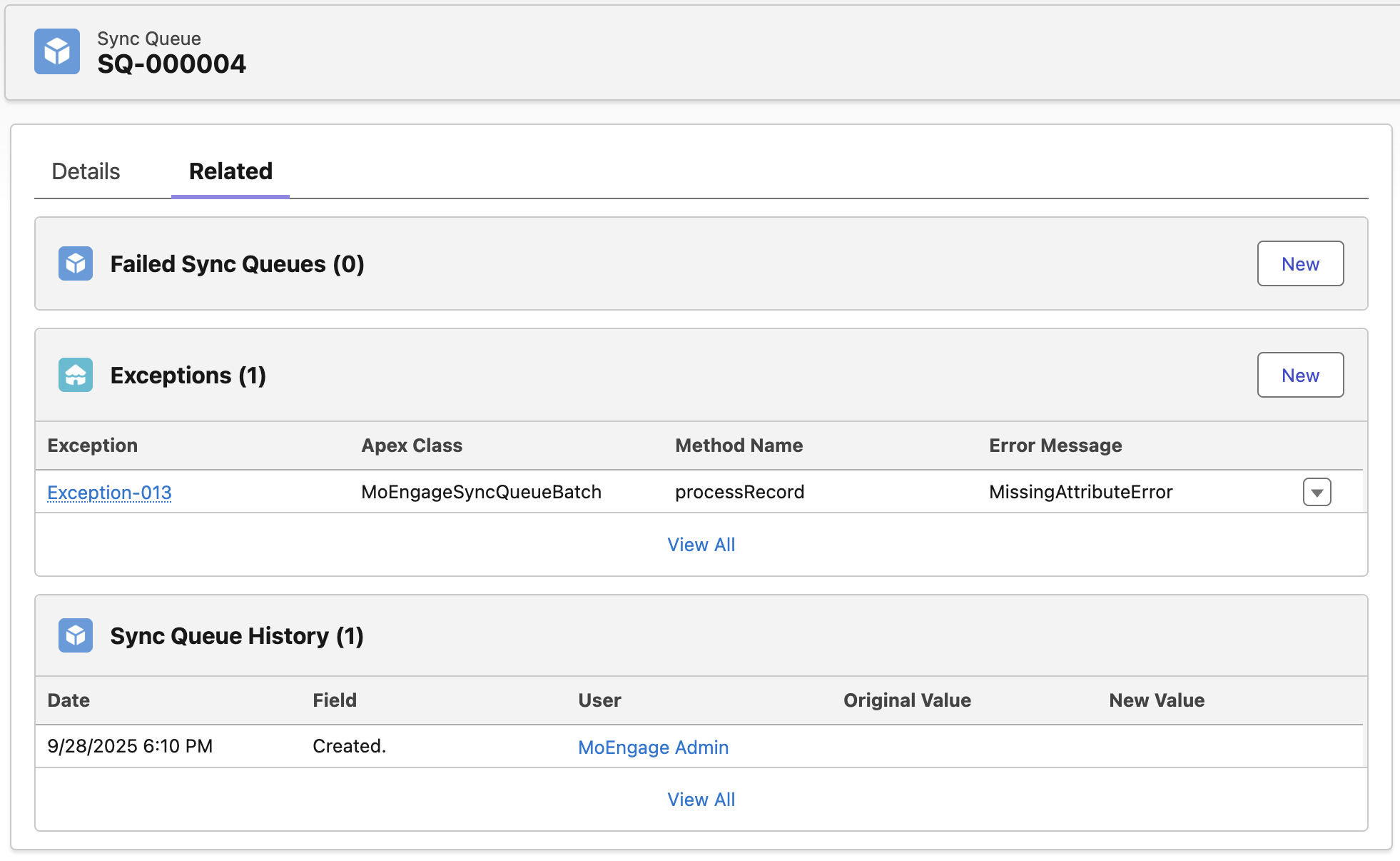 Sync Salesforce objects to MoEngage – Partner Integrations