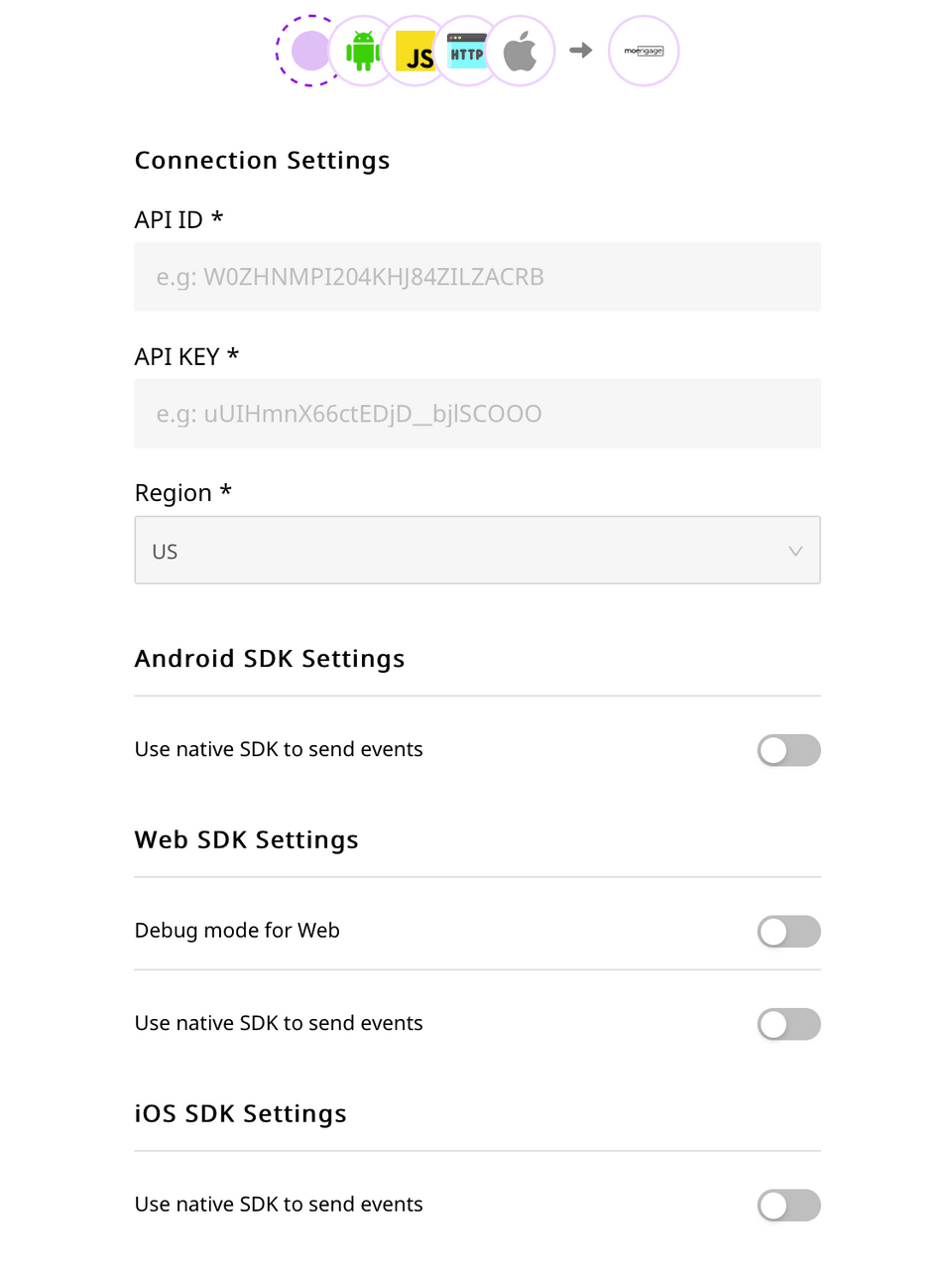 MoEngage (Destination) – Partner Integrations